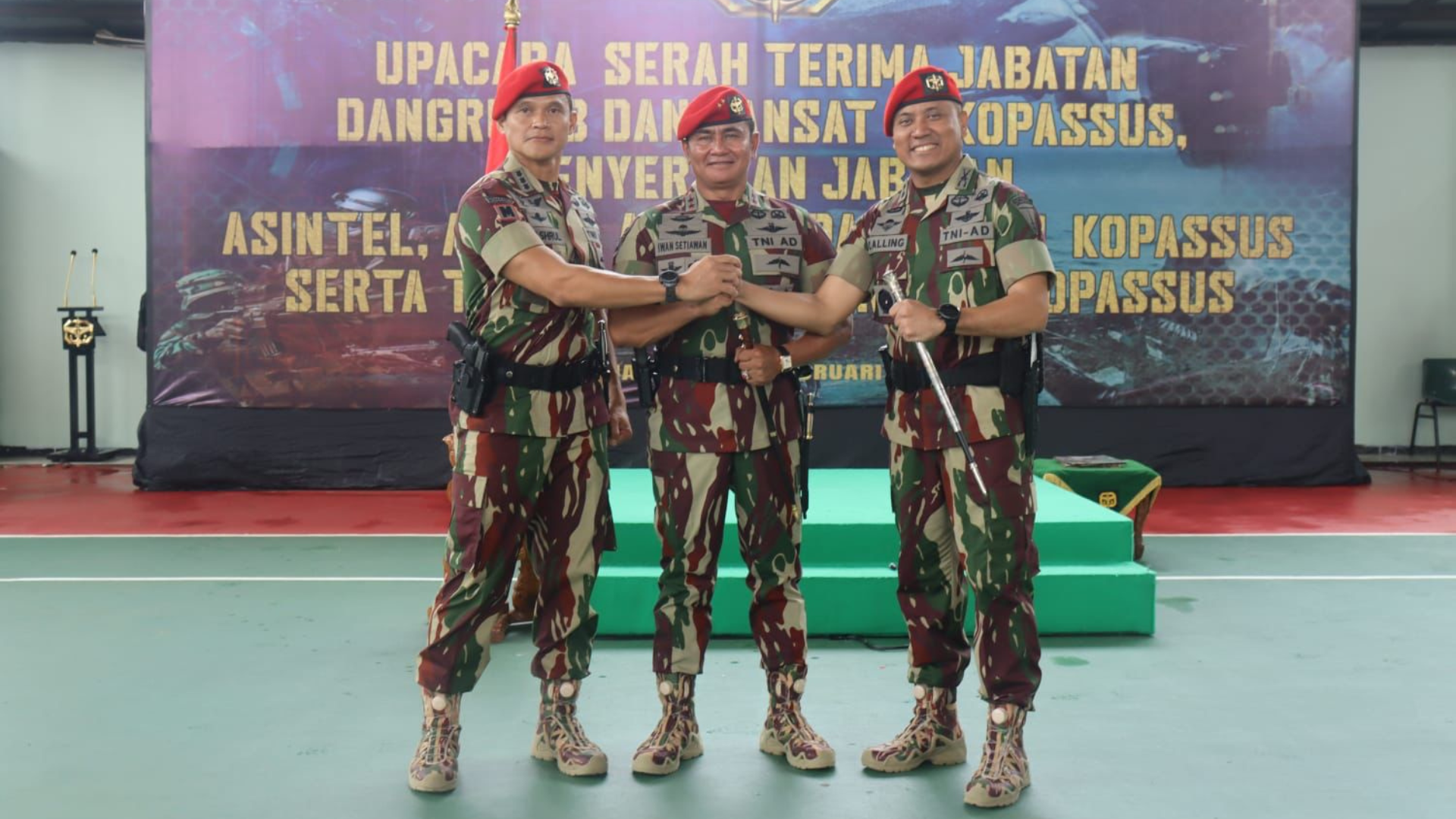Jabat Dansat 81 Kopassus, Letkol Inf Charles Alling Komandan Termuda di ...
